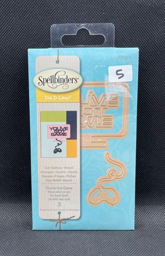 NEW Spellbinders “YOU'VE GOT GAME” Dies - Die D-Lites - Crafts Cards ...