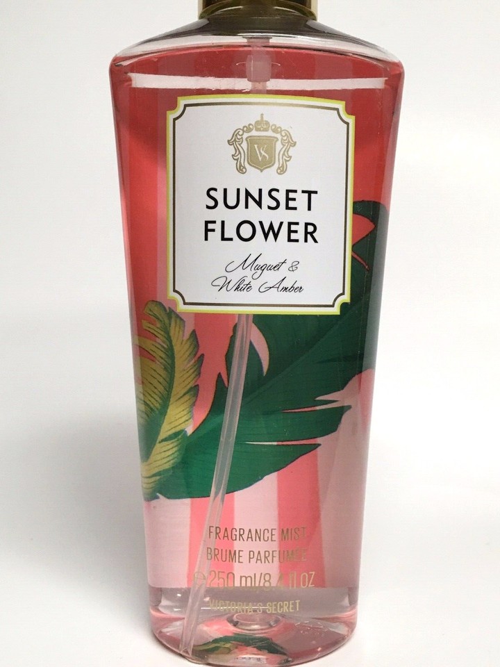 2 VICTORIA'S SECRET SUNSET FLOWER FINE FRAGRANCE MIST BODY SPRAY 8.4 FL ...