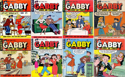 1953 - 1954 Gabby Comic Book Package - 9 eBooks on CD | eBay