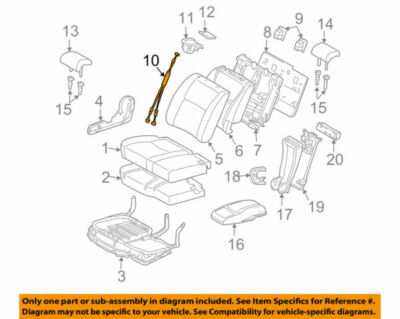72704-48010 Toyota Cable, rear seat reclining control 7270448010, New ...