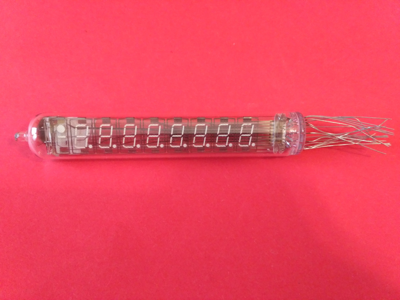 IV-18 IV18 ИВ-18 Nixie large 7-segment 8-digit VFD clock tube NEW (in ...