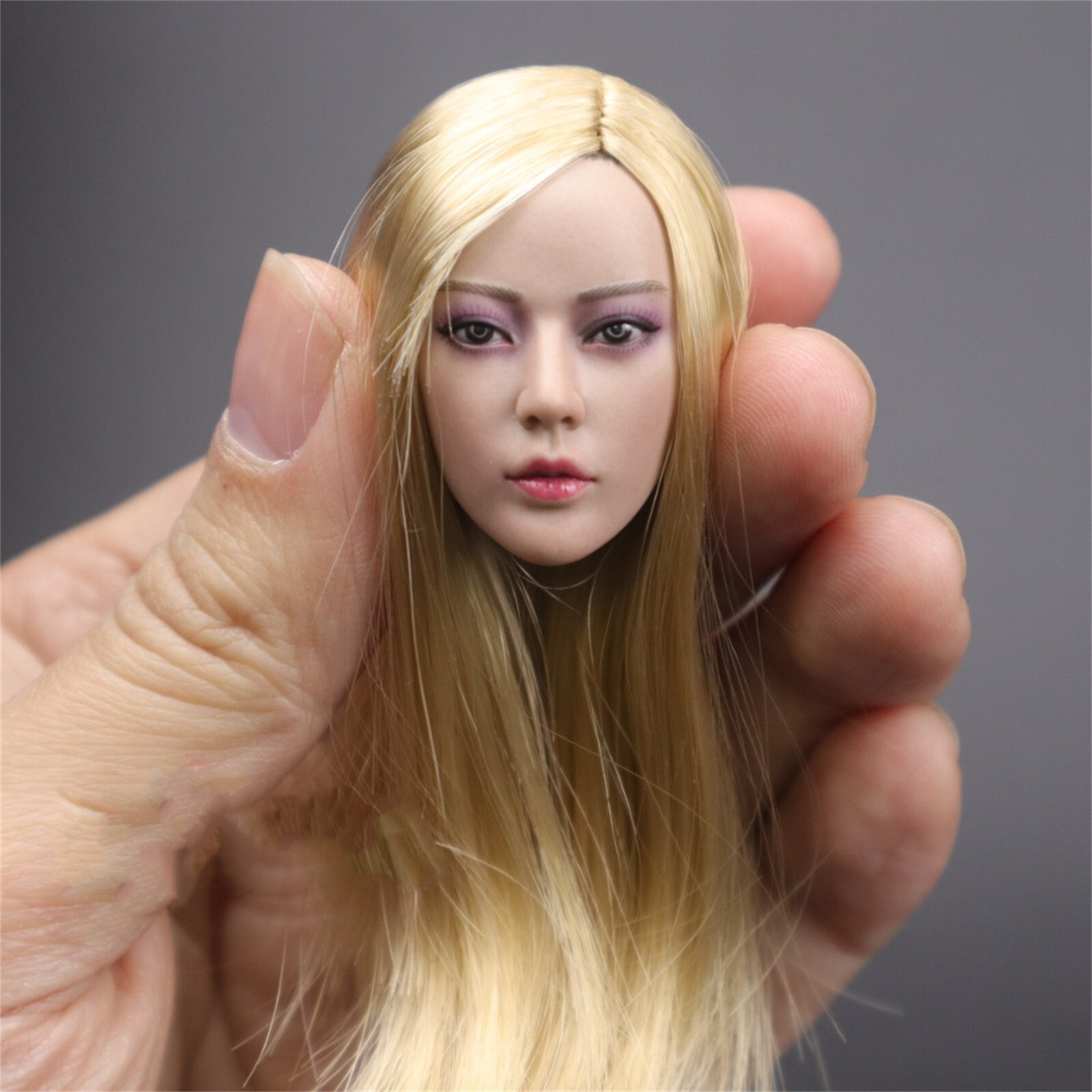 Agent Girl Blonde Hair Head Carved 1/6 Scale DIY 12'' Action Figure | eBay