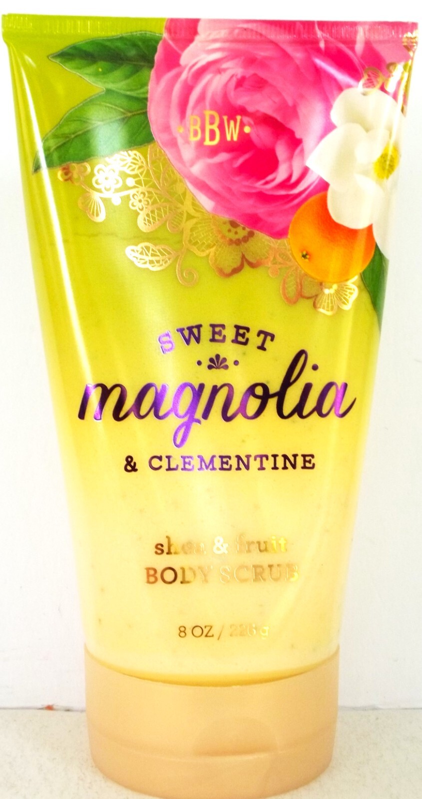 Bath Body Works SWEET MAGNOLIA & CLEMENTING Shea & Fruit Body Scrub 8 ...