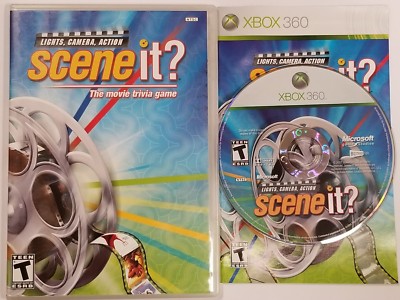 Scene It Lights, Camera, Action (Microsoft Xbox 360, 2007) *GAME ONLY ...