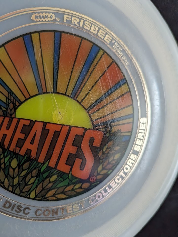 Wham-o Frisbee Fastback FB18 Wheaties 1983 Junior Frisbee championship collector | eBay