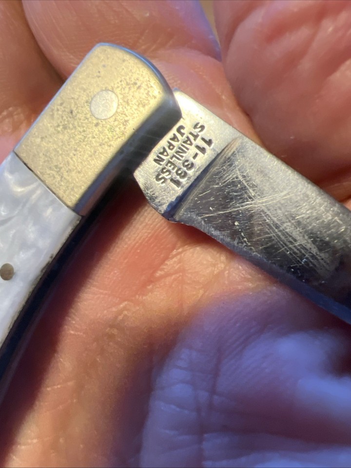 Edgemark Cavalier Pocket Knife 11-331 mother Of Pearl 2.25” Vintage | eBay