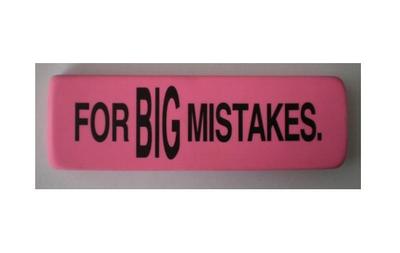 For BIG Mistakes Rubber. Giant Eraser 160mm Long. Jumbo Size! | eBay