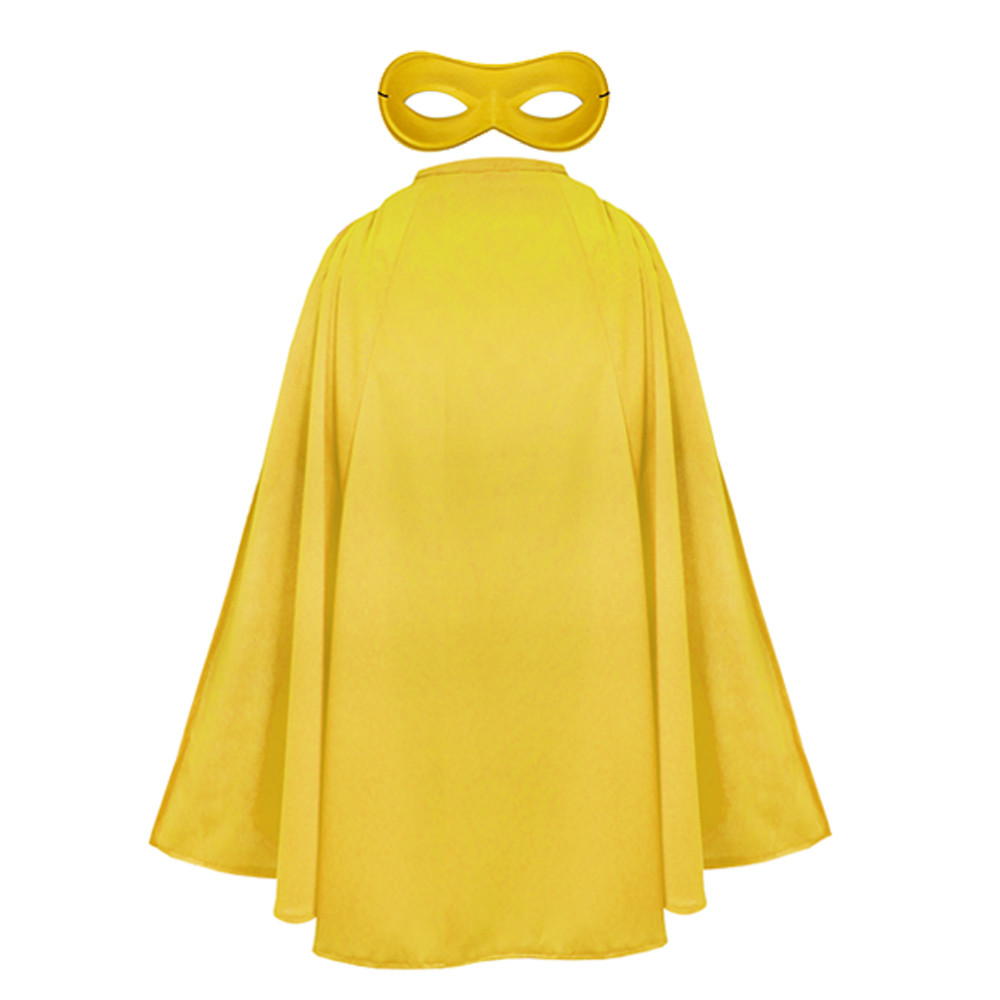 CAPE AND MASK ADULTS SUPERHERO FANCY DRESS COSTUME UNISEX COMIC FILM ...