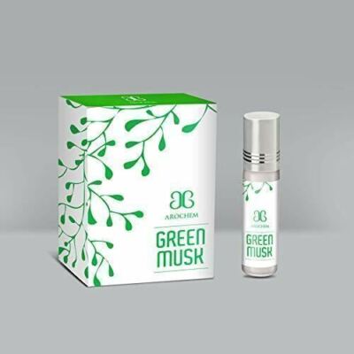 GREEN MUSK Arochem 6ml Attar Long Lasting | eBay Australia