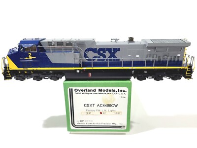 Overland OMI CSX GE AC4400CW CSX Transportation #2 HO Brass Model #6527 ...