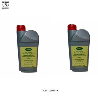 LAND ROVER POWER STEERING FLUID 1L x2 RR DEF LR3 LR4 RRS DISCOVERY ...