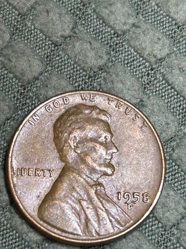 1958 - D Lincoln Wheat Penny ERROR "L" in Liberty on Rim of Coin | eBay