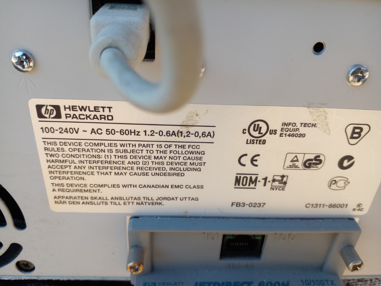 LOT OF 2 Hewlett-Packard HP 9100C Digital Sender Scanner w/Jetdirect | eBay