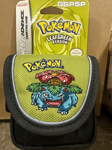 Pokemon Leaf Green Gameboy Advance carrying case GSP5P Venusaur NEW ...