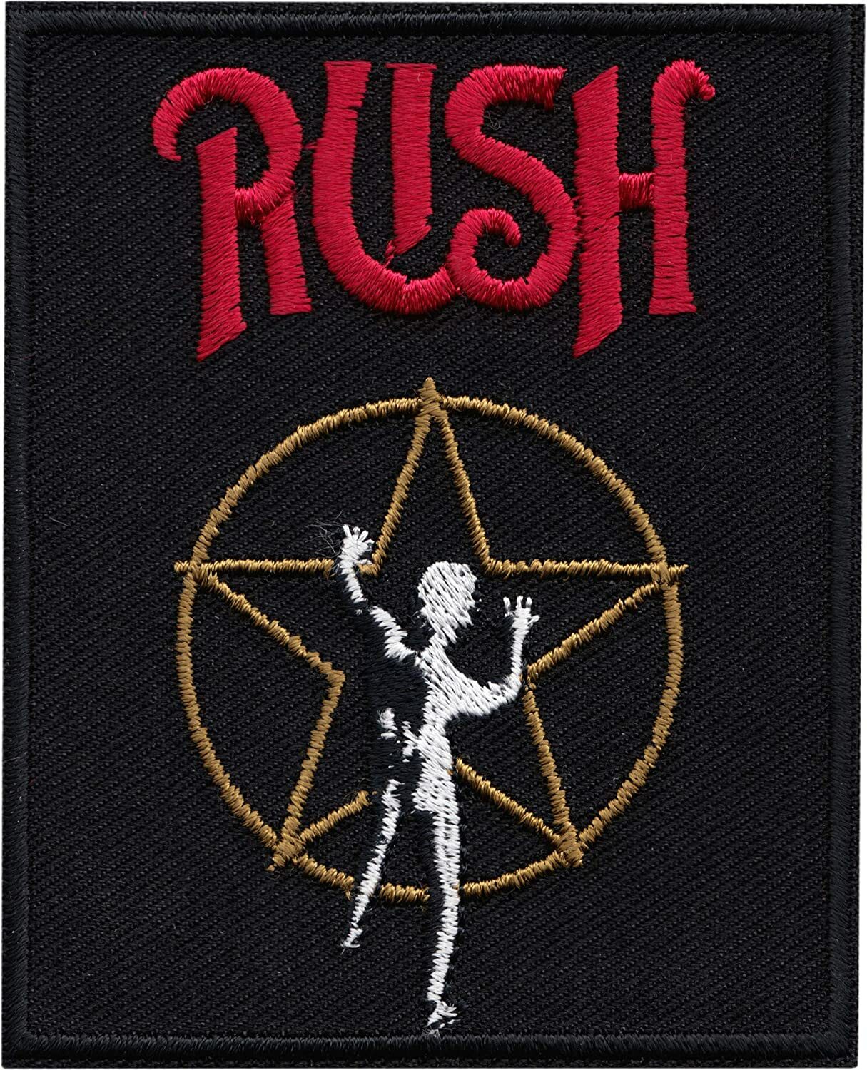 Rush Band Music Starman Embroidered Logo Patch 3.5" x 2.5" (Iron or Sew ...