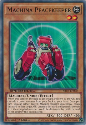 Machina Peacekeeper Common Battle City Box YuGiOh Card | eBay