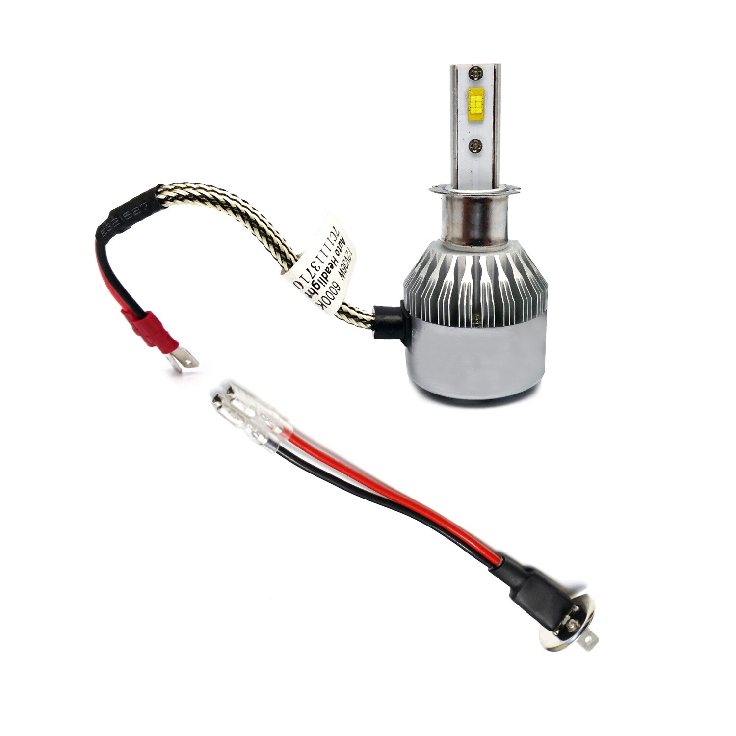 OE H3 Socket/Adapter Wires For HID or LED Headlight Bulbs Installation ...