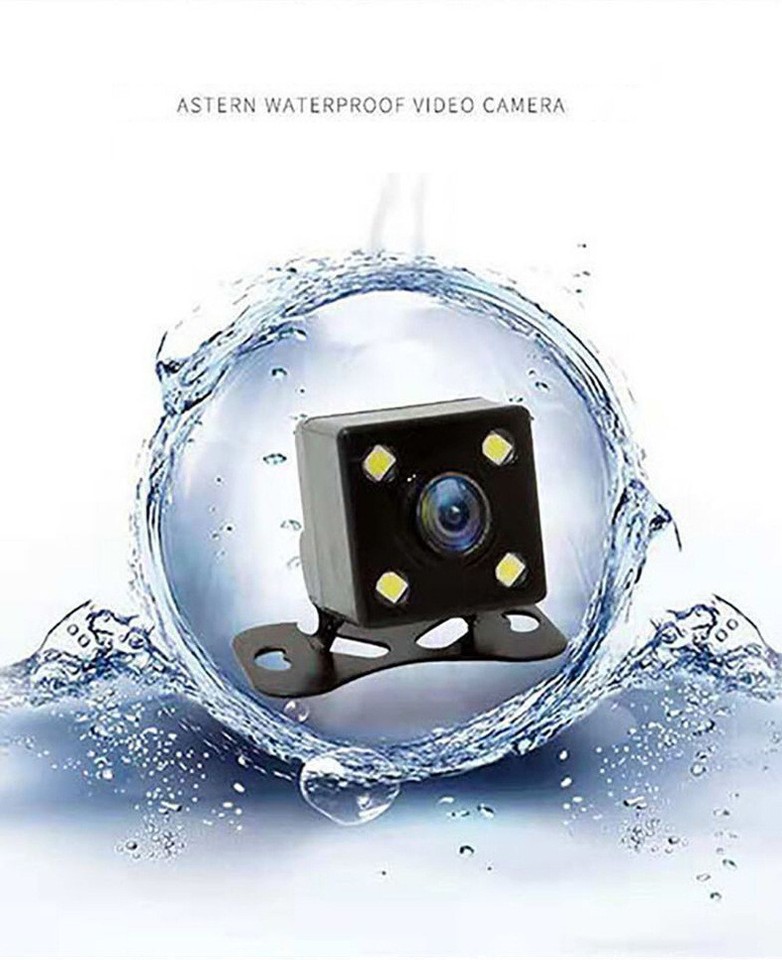 3 Lens Dash Cam Car DVR Video Recorder Front Rear Cameras Night Vision ...