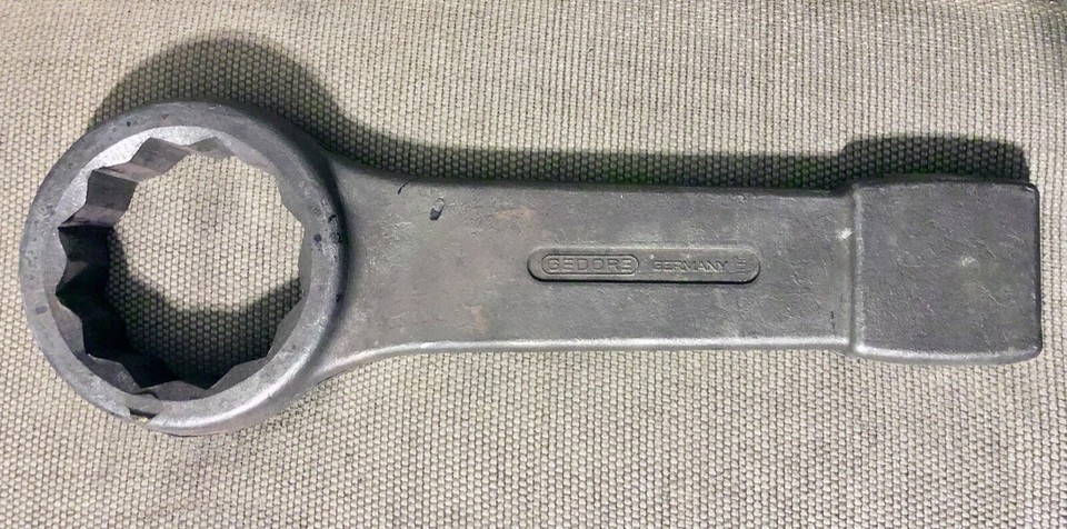 Large Gedore 306 Ring Slogging Spanner Striking Wrench 70mm, Made in ...