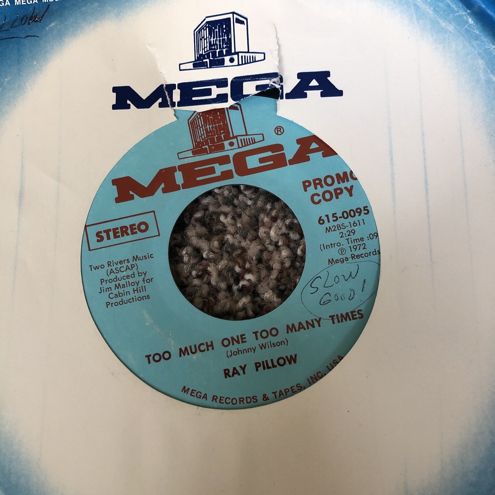 Ray Pillow Vintage Vinyl Record LP Lot (5 45 rpm Records) VG+ To EX ...