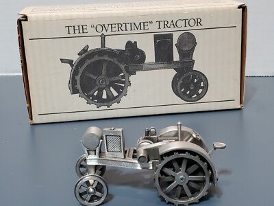 Pewter John Deere OVERTIME TRACTOR Historic Collection 1:43 Scale in ...