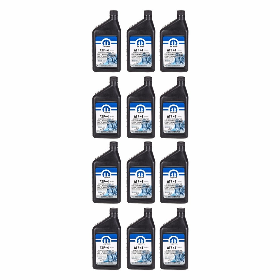 JEEP DODGE CHRYSLER ATF+4 AUTOMATIC TRANSMISSION FLUID CASE OF 12 ...