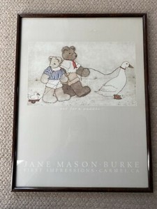 JANE MASON BURKE "OUT FOR A WADDLE" FRAMED | eBay