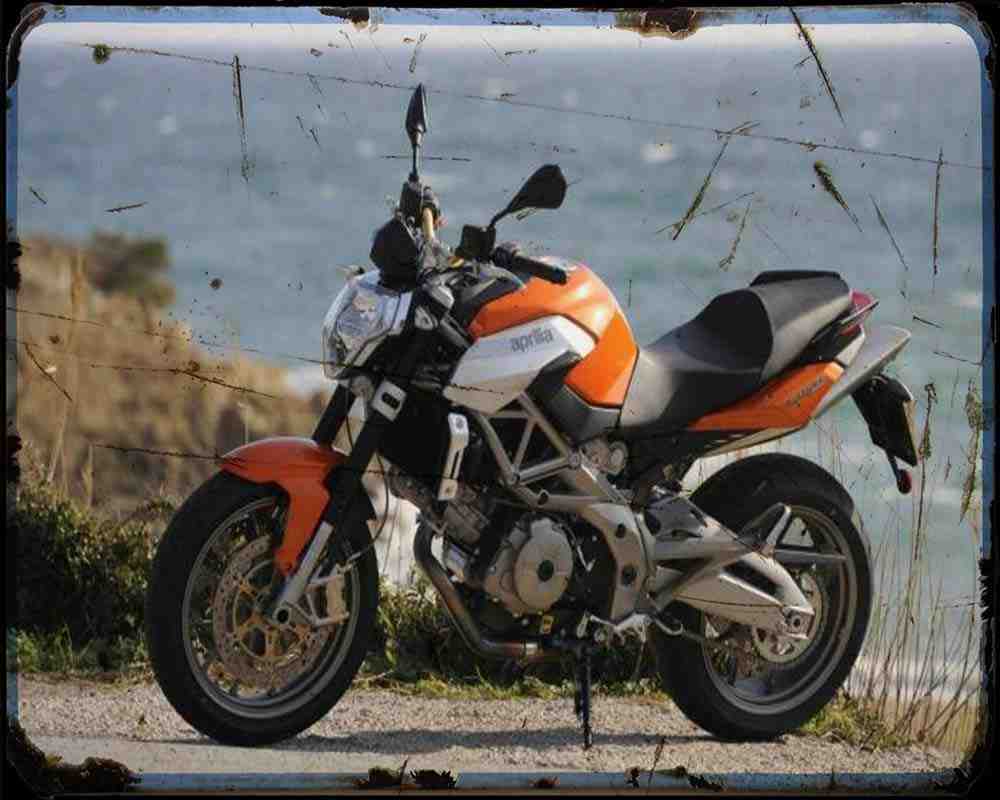Aprilia Shiver 750 Abs 09 1 A4 Metal Sign Motorbike Vintage Aged | eBay