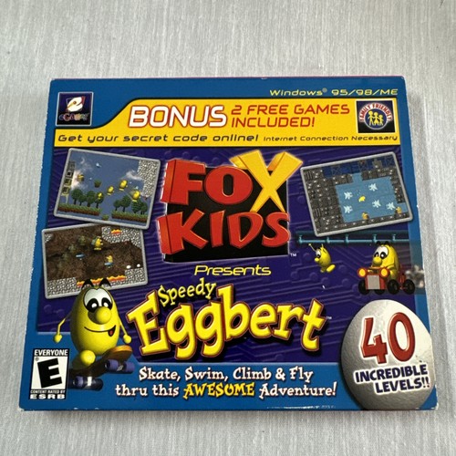 Fox Kids Presents Speedy Eggbert PC Game - E Games Windows 95/98/ME | eBay