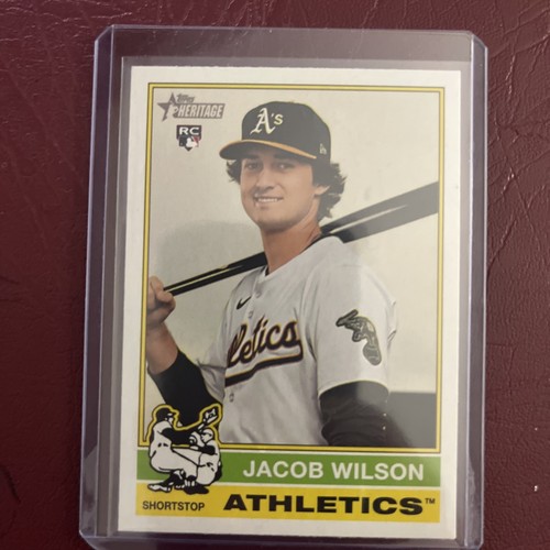 2025 Topps Heritage Jacob Wilson #15 Flip Stock SSP | eBay