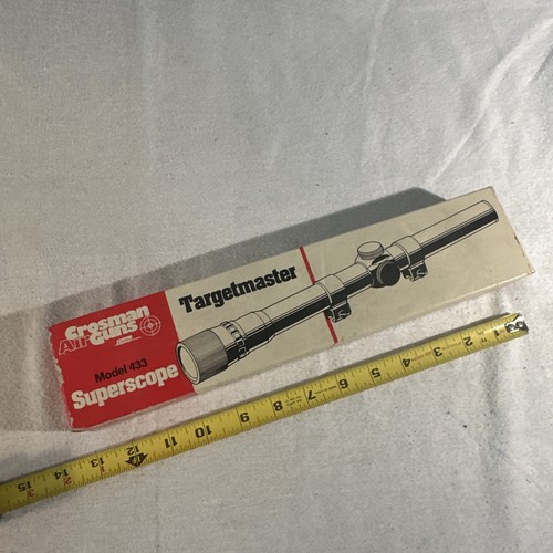 Crossman Air Guns Targetmaster Superscope Model 433 BOX ONLY | eBay