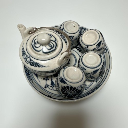 Vietnam Bat Trang Tea Set Teapot Cup Plate Ceramic New | eBay