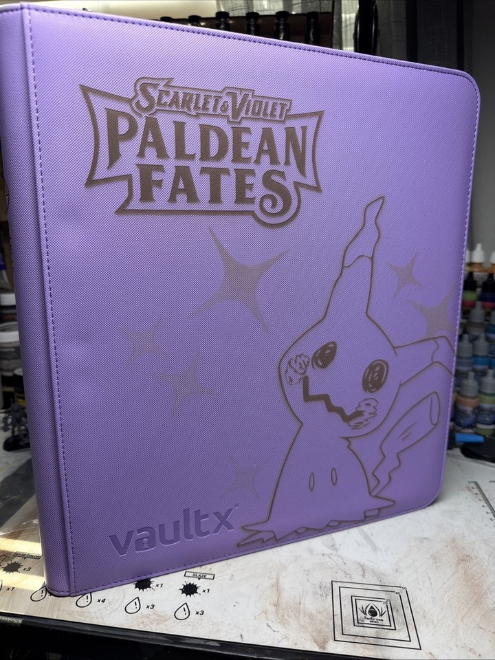 Vault X SV 4.5 Paldean Fates First Edition Binder By The Unlucky ...