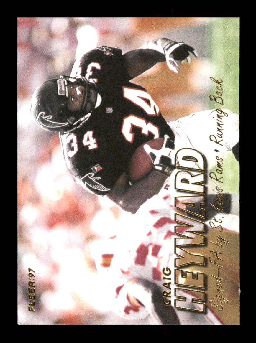 1997 Football Fleer Craig Heyward St. Louis Rams #378 | eBay