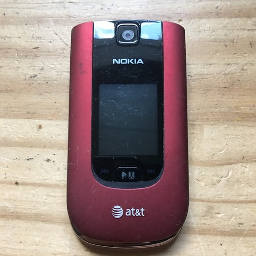 NOKIA 6350-1b RM-455 Cell Phone (AT&T) Wine Red ***Read | eBay