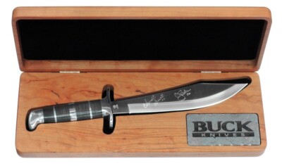 Buck Custom Knife 901LE Ribbon Cutting Scimitar Signed Blade Limited ...
