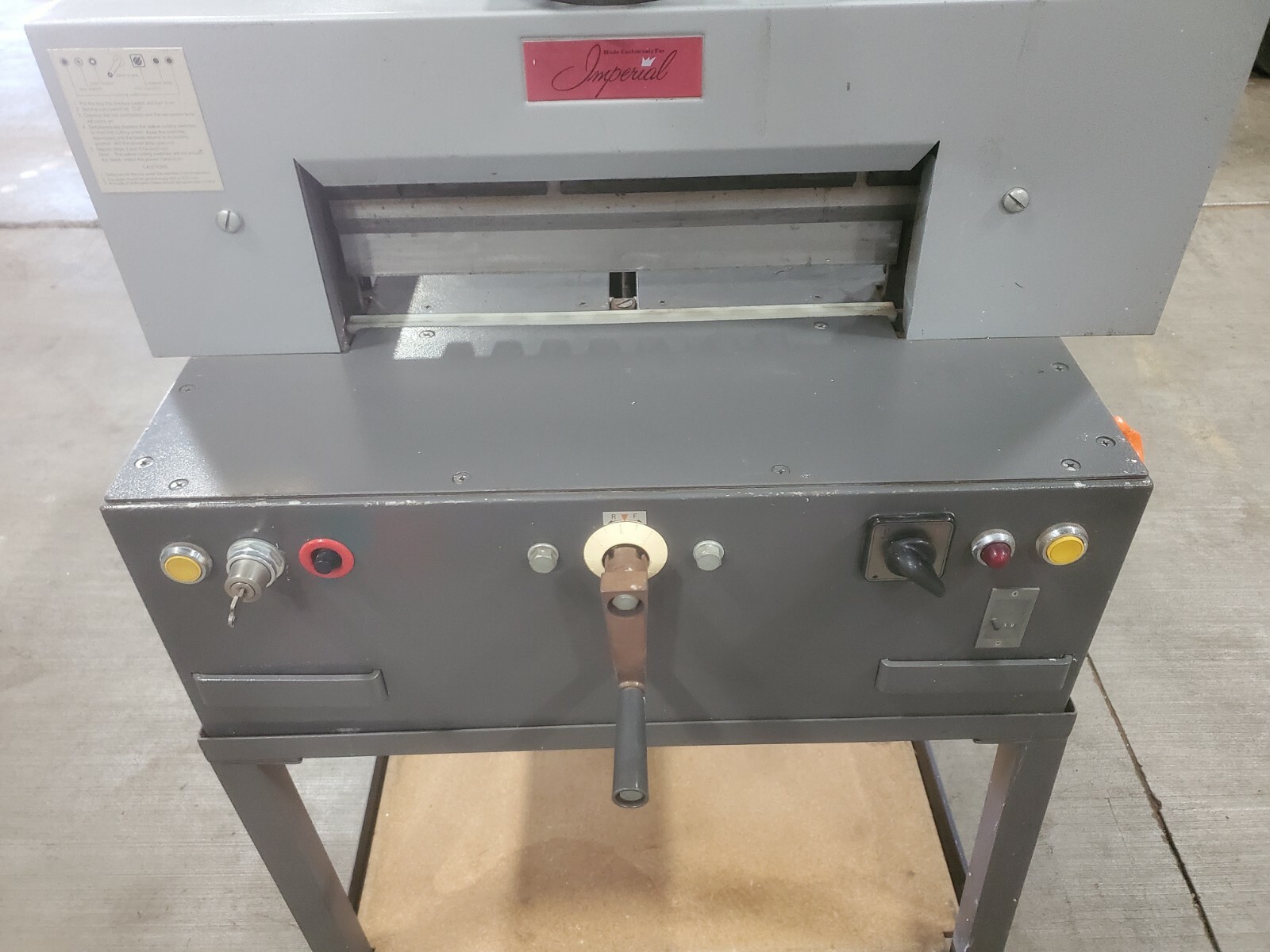 Imperial Uchida Power Paper Guillotine Cutting cutter 7cm x W 46 cm 18 ...
