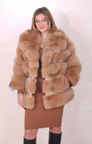 JACKET FOX FUR COAT FUCHS PELZMANTEL FOURRURE RENARD GIACCA PELLICCIA ...