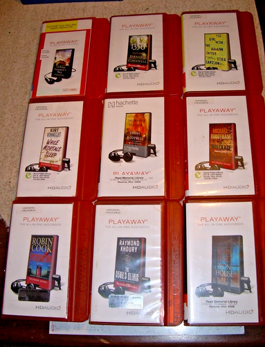 Playaway Audiobooks Lot of 9 Mixed Genre | eBay