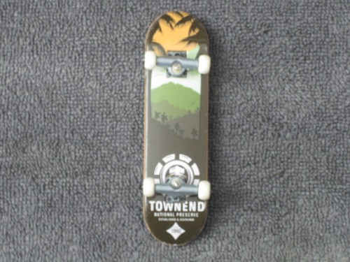 Tosh Townend Element Tech Deck skateboard 96mm fingerboard rare vintage ...