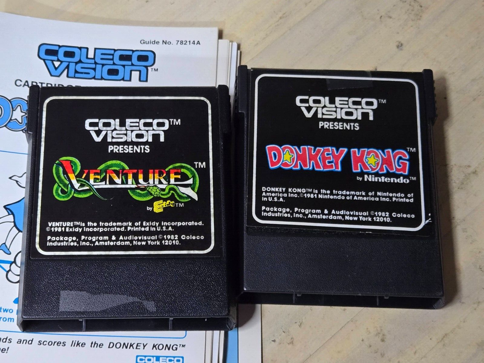 Venture Colecovision Video Games with Manual ~ Tested/Working Smurf ...