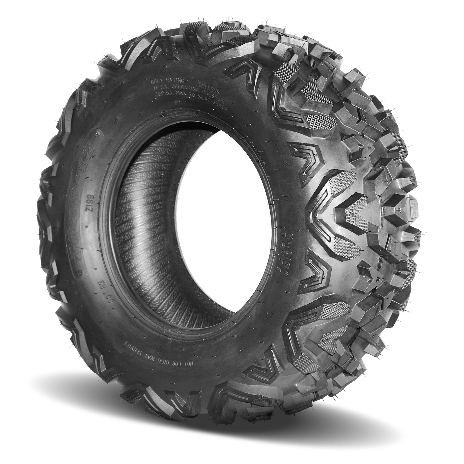 Two 26x9-12 Front ATV UTV Tires All Terrain 6 Ply Rated 26" horn ...
