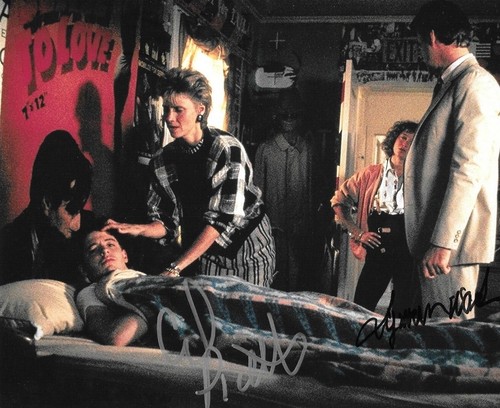 * LYMAN WARD & CINDY PICKETT * signed 8x10 photo * FERRIS BUELLER'S DAY ...
