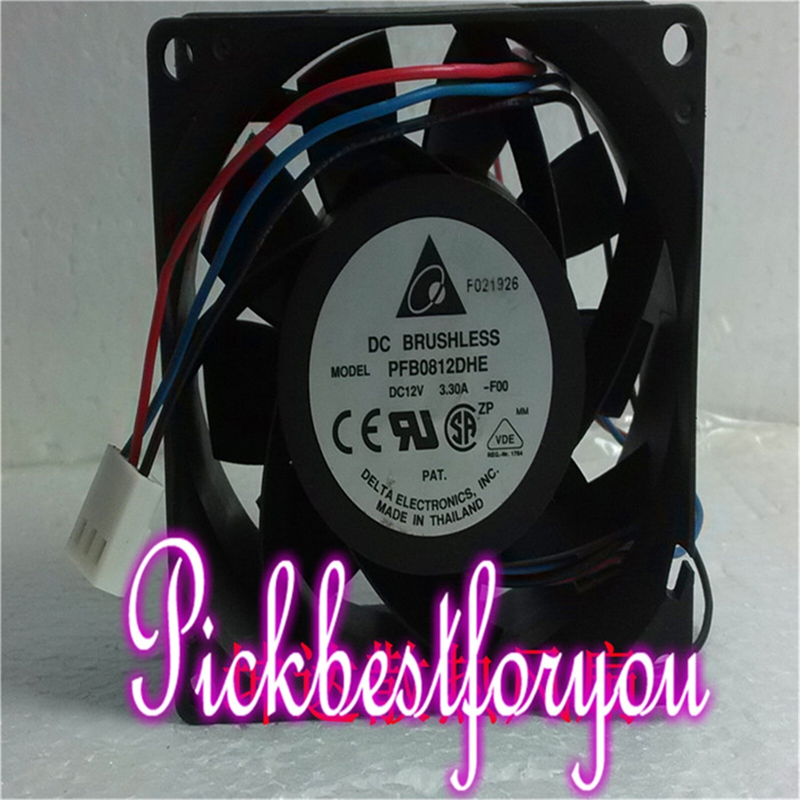 1PC 8038 12V 3.3A /1.86A PFB0812DHE 8cm Cooling Fan #H104 YD | eBay