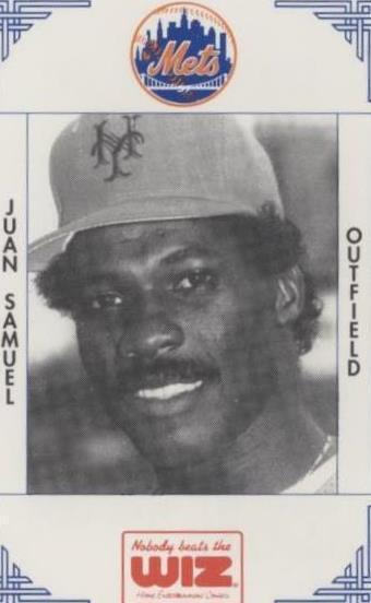 1991 The Wiz/AT&T New York Mets - Juan Samuel #342 for sale online | eBay