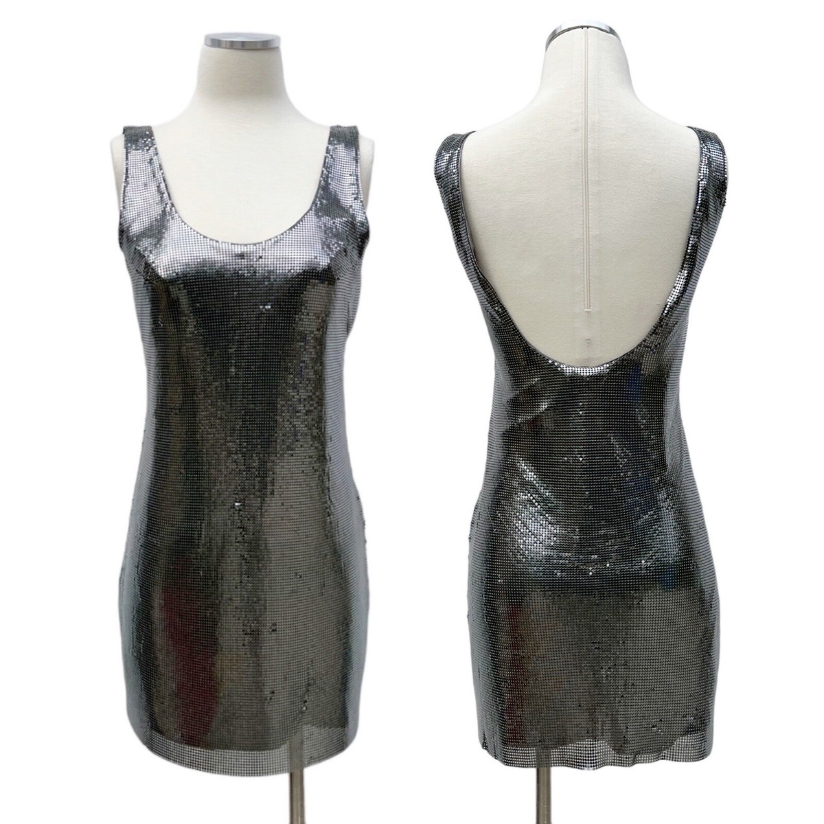 metallic silver mesh chainmail dress | Dresses Images 2025