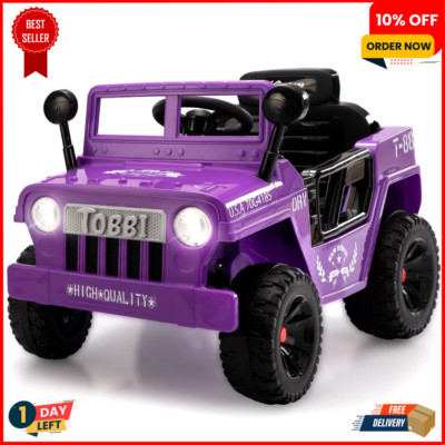12V Kids Ride on Toy Electric Car Battery Power Wheel Jeep w/Remote ...