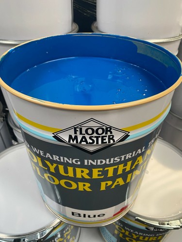 MID BLUE - INDUSTRIAL - SHOWROOM - GARAGE FLOOR PAINT LARGE 20LTR | eBay UK