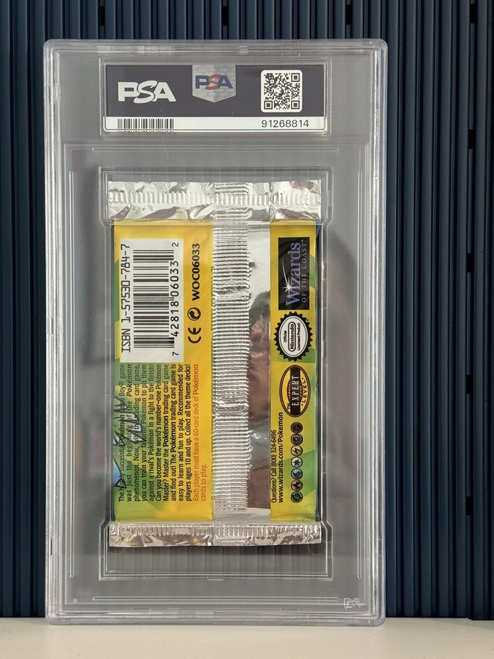 PSA 9 MINT Base Set Pokemon Unlimited Blastoise Thick Font Low Pop ...