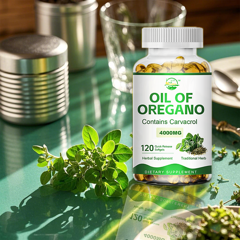 Oregano Oil 4000mg Softgels Capsules Caps Pills Contains Carvacrol ...